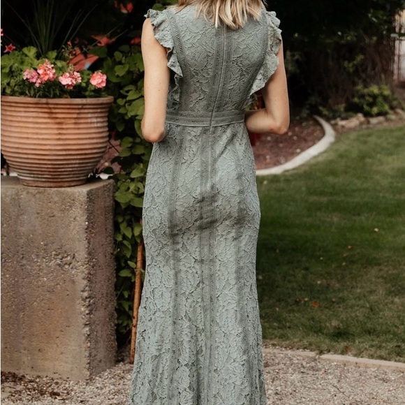 Baltic Born | Dresses | Baltic Born Monroe Lace Dress Sage | Poshmark